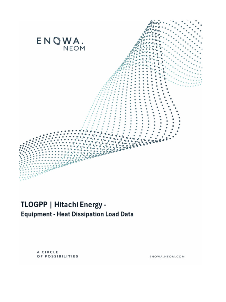 00-4800001344-HES-ELE-DAT-000019-Rev B_Heat load data | PDF | Electric ...
