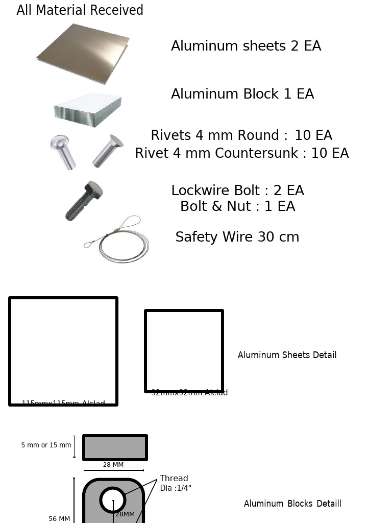 Drawing Basic Skill | PDF | Screw | Rivet