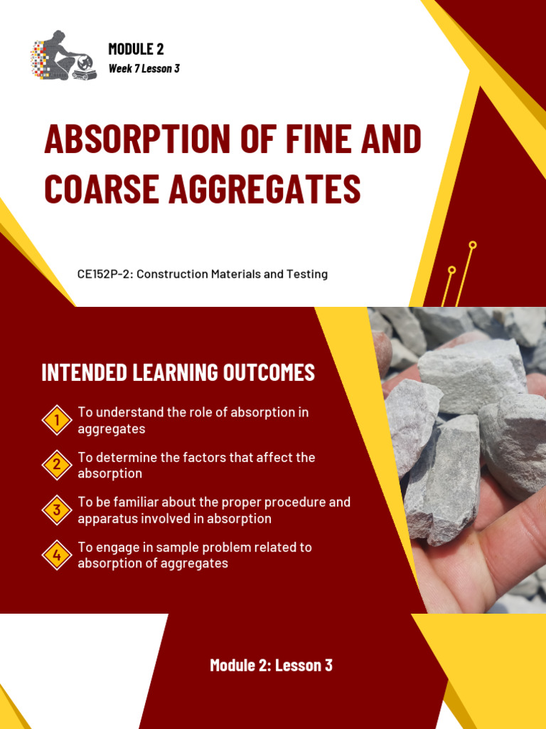 Aggregate Absorption in Concrete Mixes | PDF | Concrete | Porosity