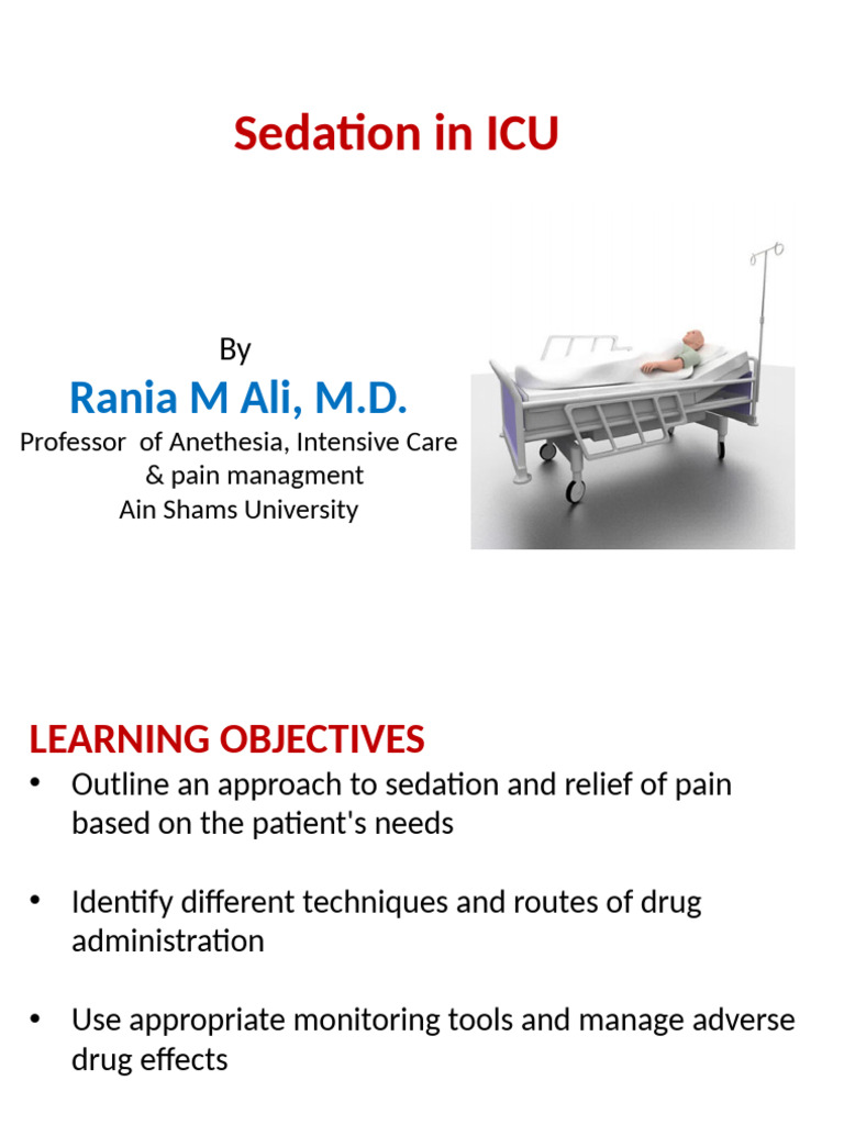 Sedation in Icu 2025 | PDF | Benzodiazepine | Midazolam