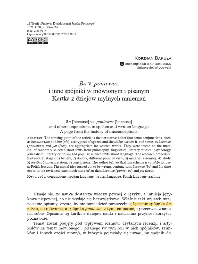 222, Bo V Poniewaz | PDF
