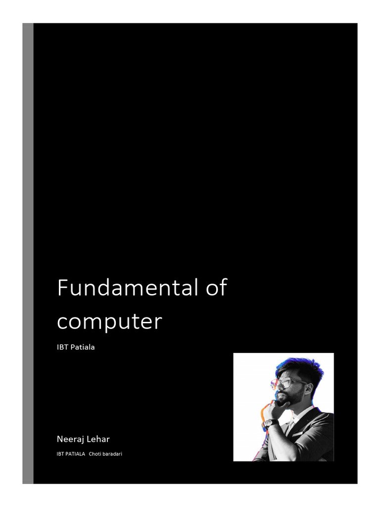 Fundamentals of Computers Overview | PDF | Computer Data Storage ...
