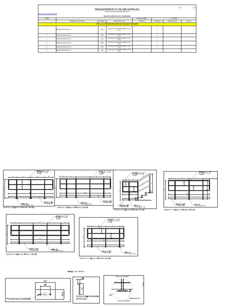 Requerimiento de Barandas de Oficinas Playa (1) (1) | PDF