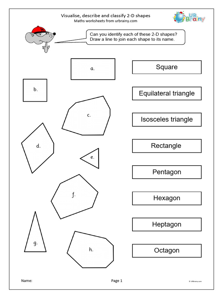 Visualise Describe and Classify 2d Shapes | PDF | Shape | Rectangle