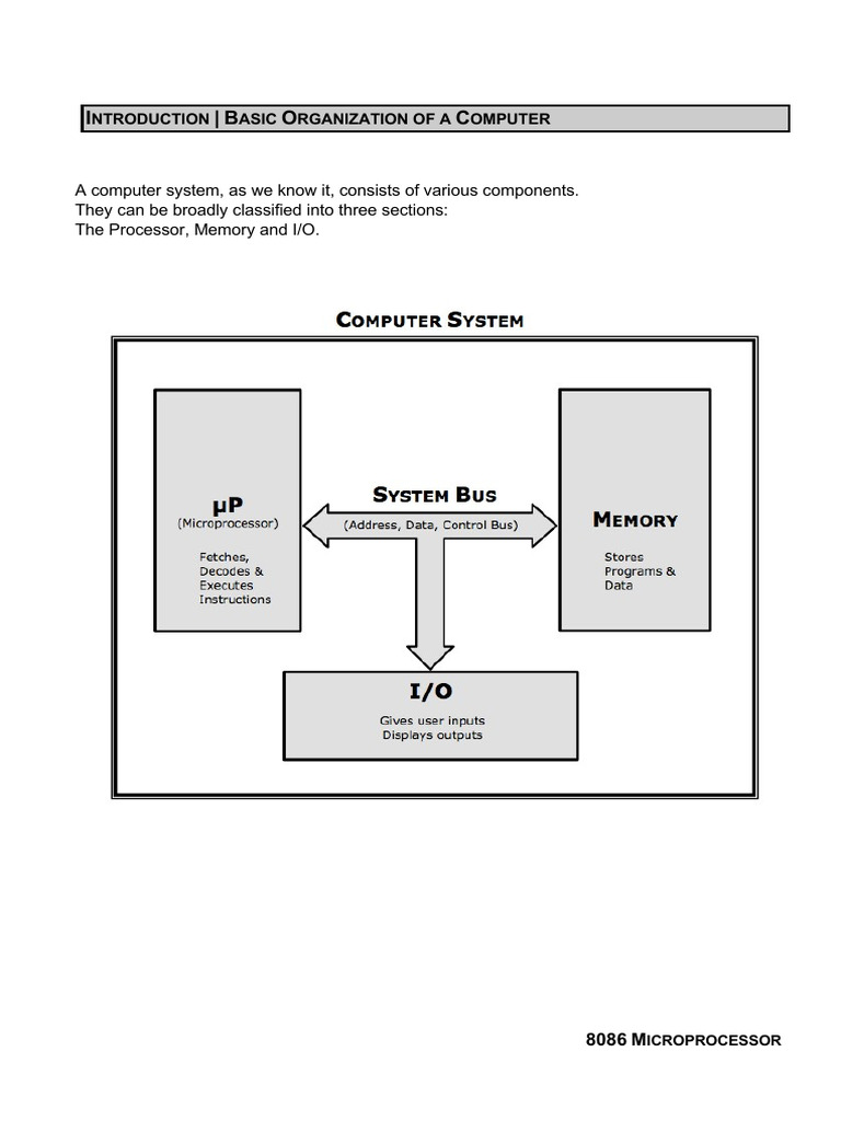 01. Introduction to Microprocessors | PDF | Computer Data Storage ...