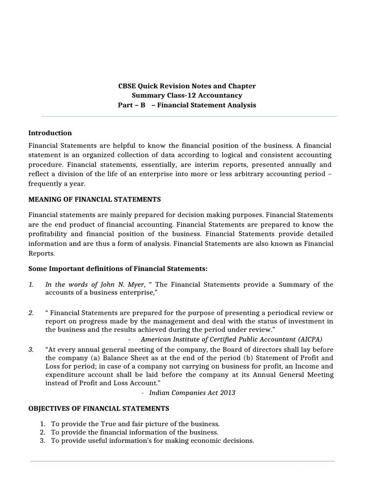 Financial statement analysis | PDF | Income Statement | Expense