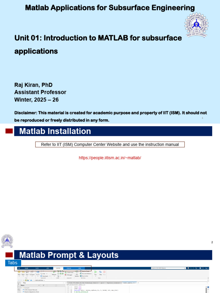 1767319039_Unit_01_-_A | PDF | Matlab | Matrix (Mathematics)