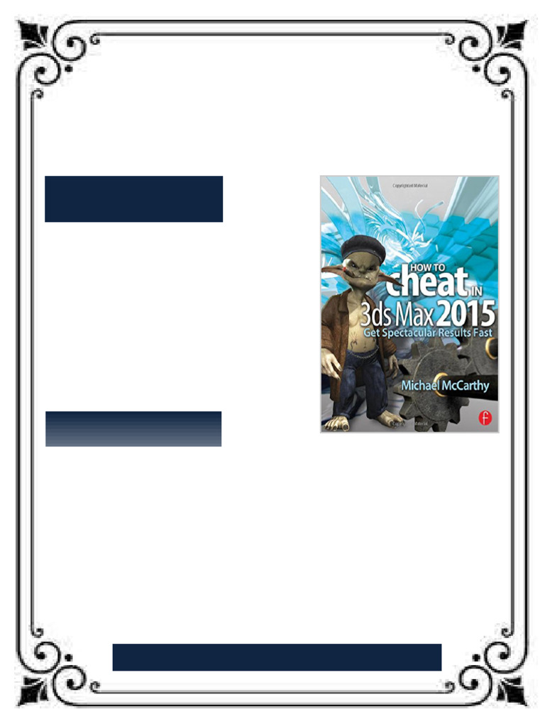 How to Cheat in 3ds Max 2015 Get Spectacular Results Fast 1st Edition Mccarthy ebook extended ...