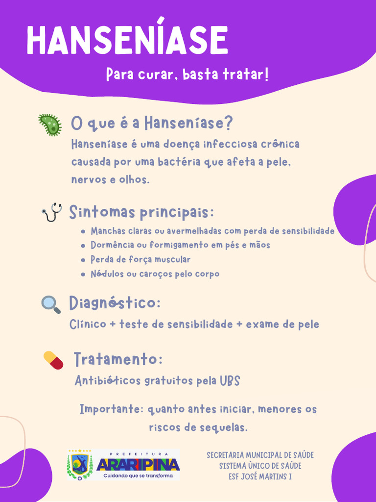 Folder Hanseniase | PDF