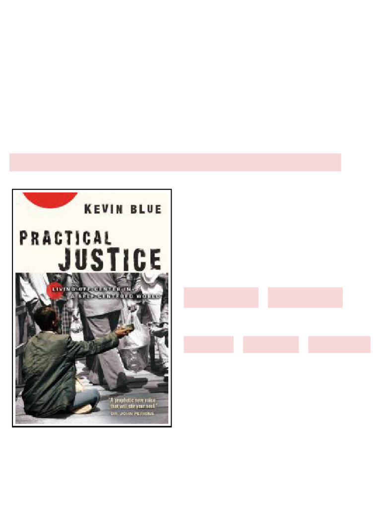 (Ebook) Practical Justice : Living off-Center in a Self-Centered World ...