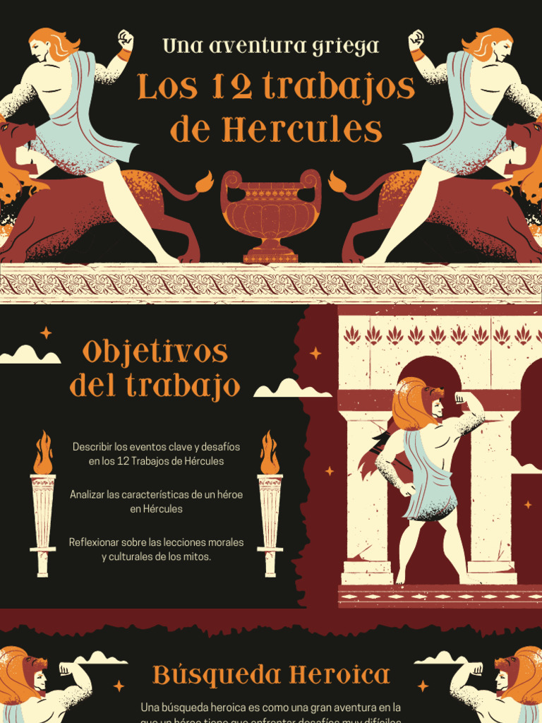Los 12 trabajos de Hércules | PDF
