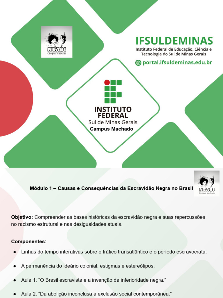 ERER_FIC_MÓDULO_I_Aula 1_2_2025 (2) | PDF | Escravidão | Racismo