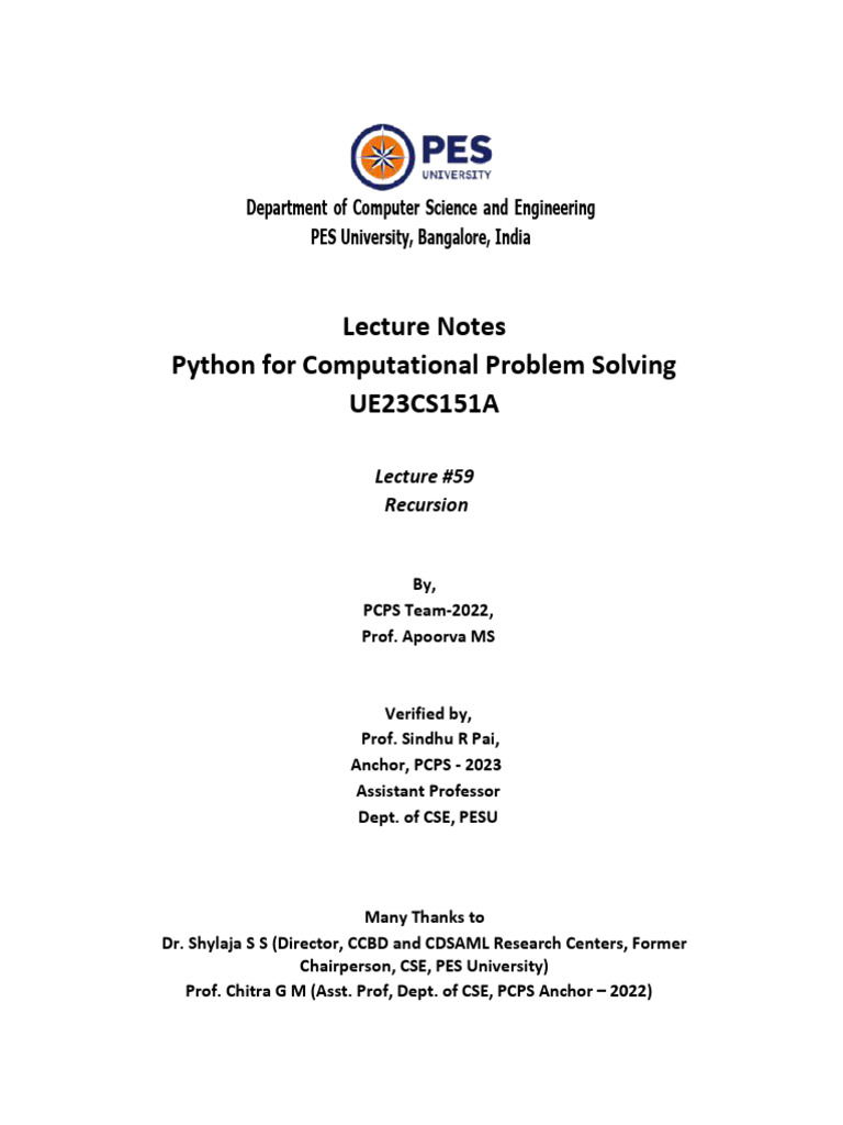 PythonUnit3Notes Compressed | PDF | Scope (Computer Science) | Callback ...