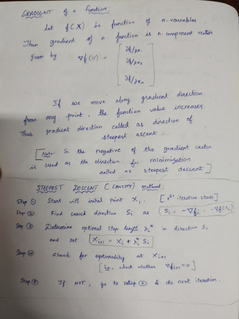 02.02 Descent Methods(Steepest Descent, Conj Grad) | PDF | Mathematical Optimization | Systems ...