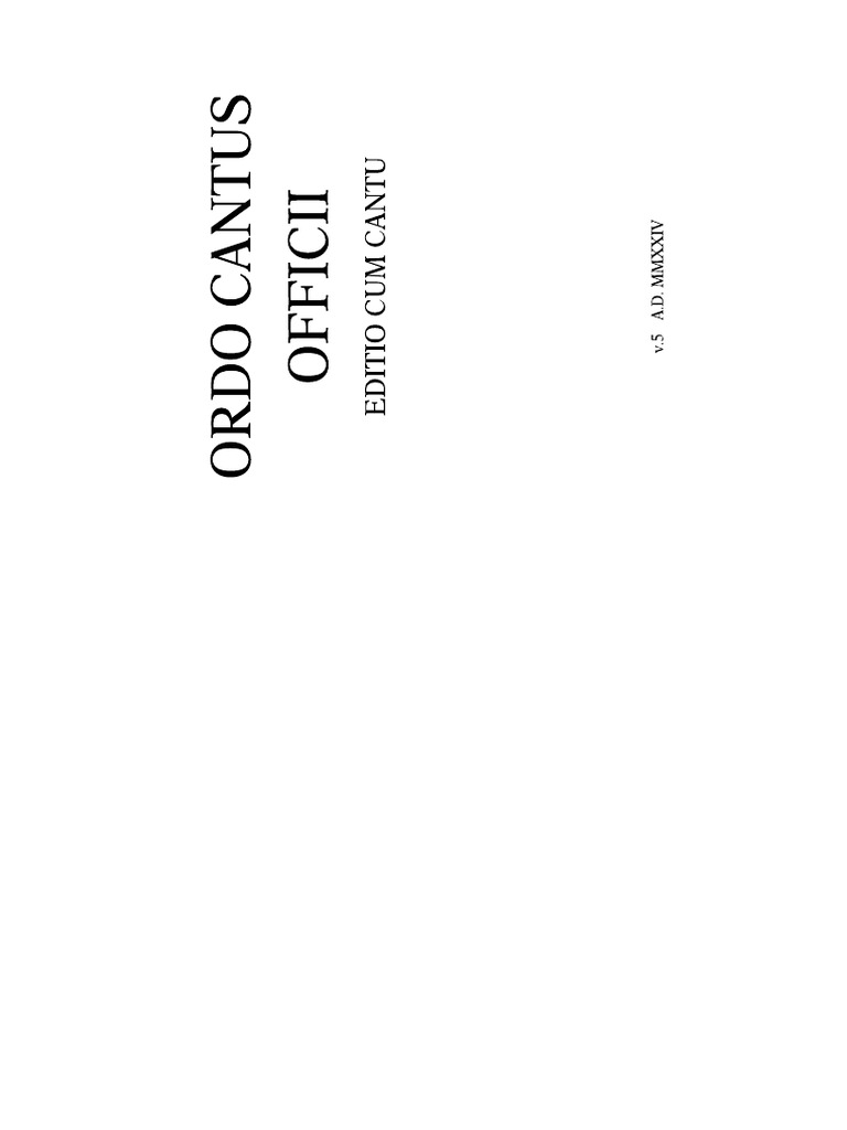 Antiphonale Romanum Vaticani 2 | PDF
