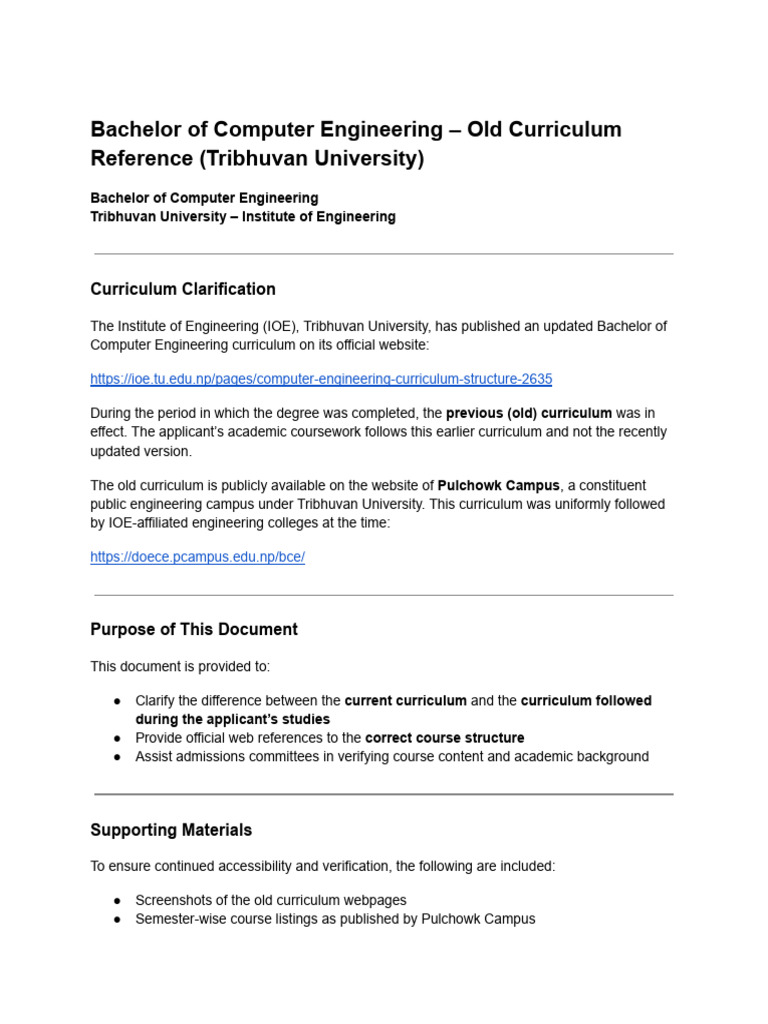 Untitled DocumentBachelor of Computer Engineering – Old Curriculum ...