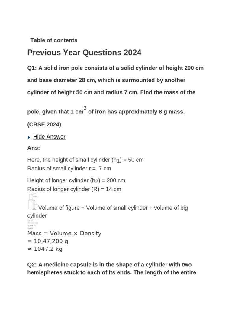 Ch-12 Surface Area and Volume | PDF | Sphere | Classical Geometry