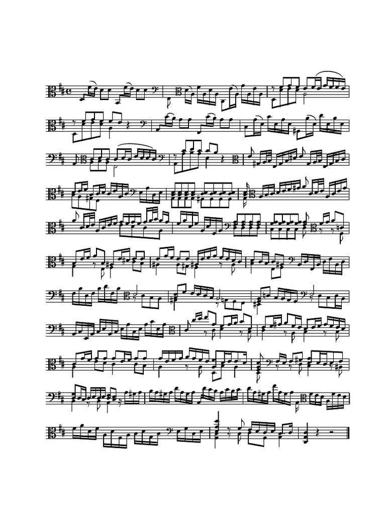 Sonata for Viola Da Gamba, TWV 40_1 - Complete Score (Hans-Thomas ...