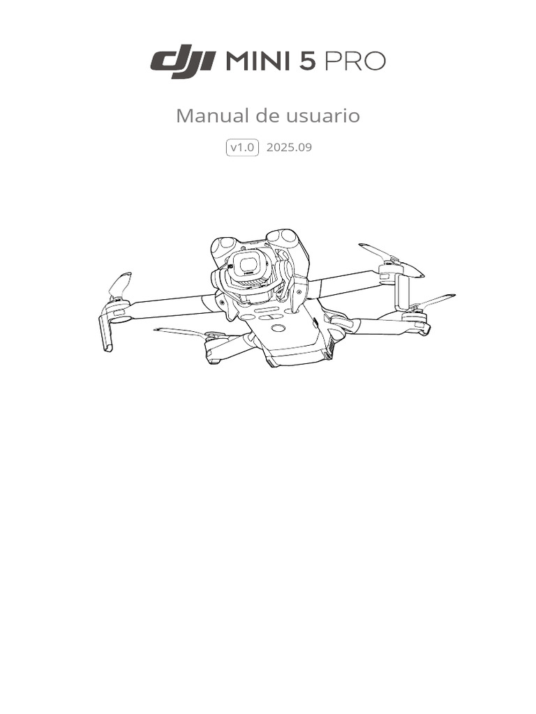 Manual de Usuari DJI Mini 5 Pro | PDF | Quitarse | Aeronave