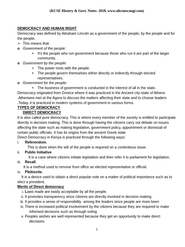 Understanding Democracy & Human Rights | PDF | Human Rights | Democracy