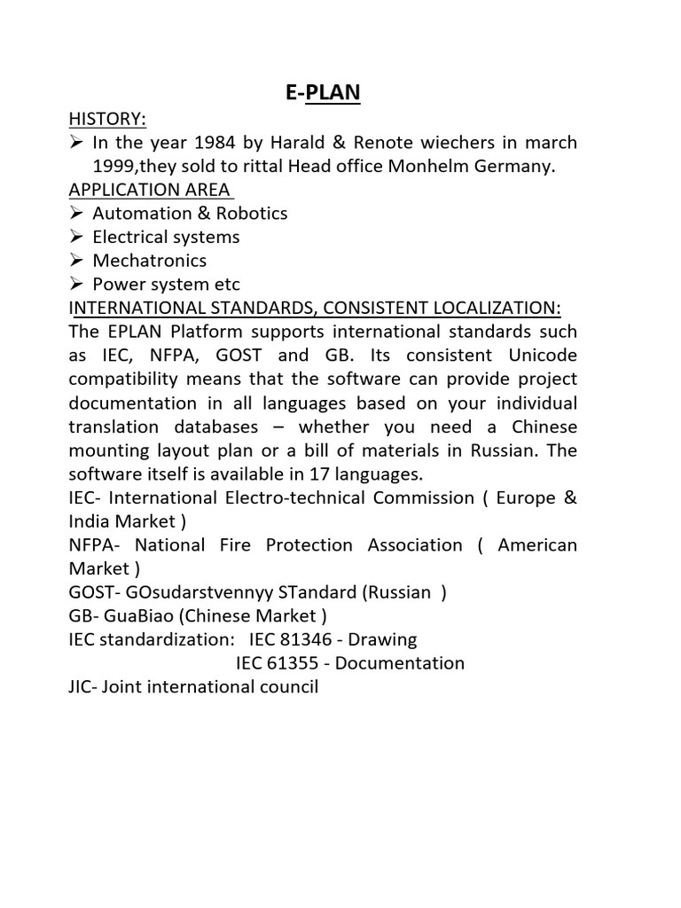 EPLAN 2022 | PDF | International Electrotechnical Commission | Computing