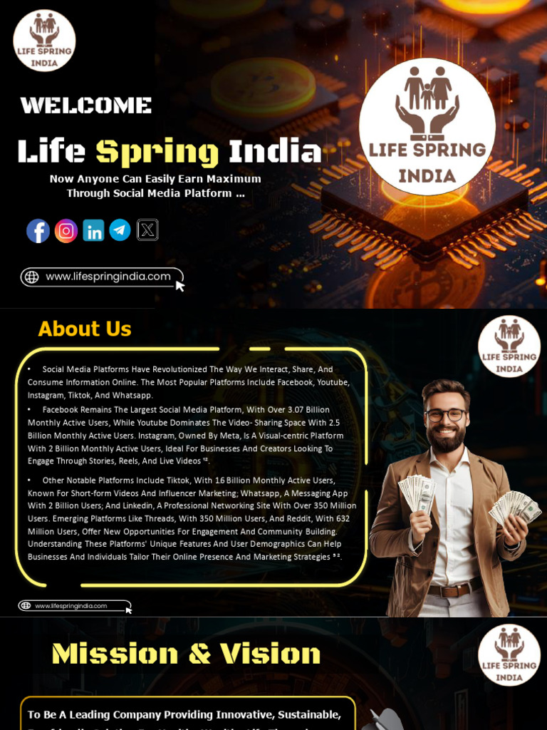 Life Spring India | PDF | Social Media | Popular Culture & Media Studies