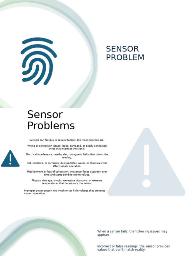 Common Sensor Problems and Solutions | PDF