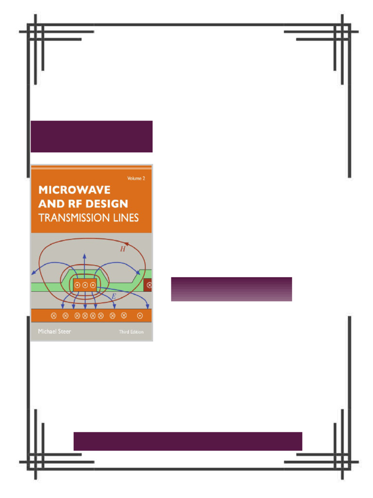 Microwave and RF Design Volume 2 Transmission Lines Michael Steer eBook ...