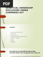 SSM Guidelines on Beneficial Ownership | PDF | Partnership | Ownership