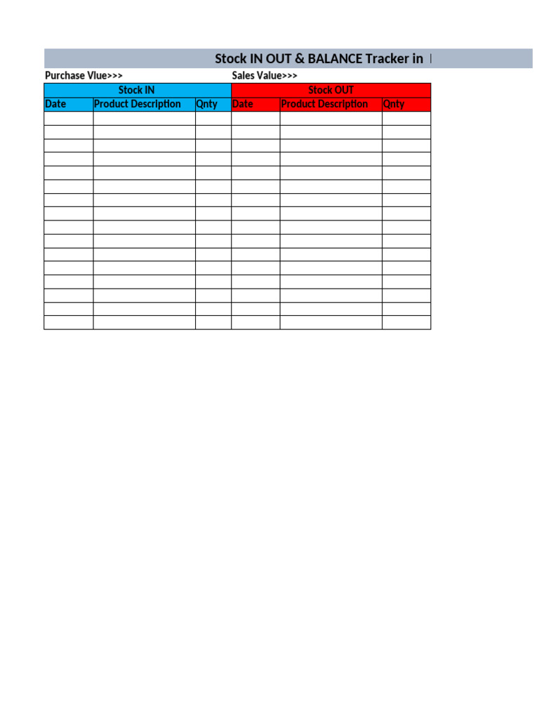 Stock Data Sheet 1 | PDF