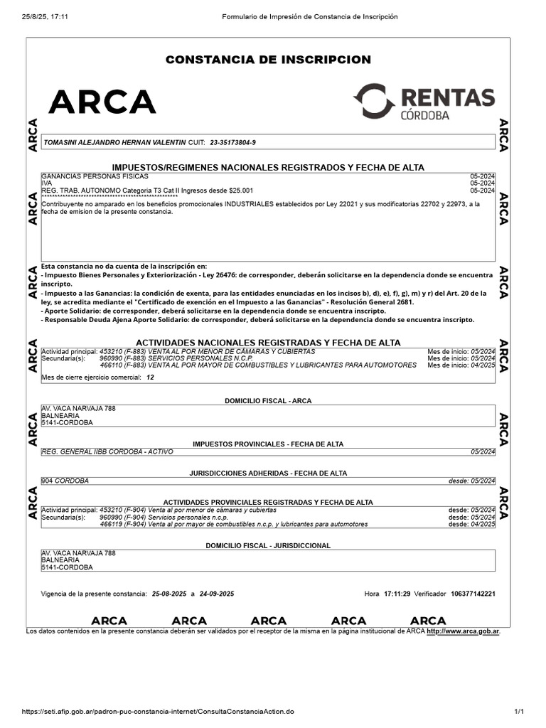 AFIP - Administración Federal de Ingresos Públicos | PDF | Impuestos ...