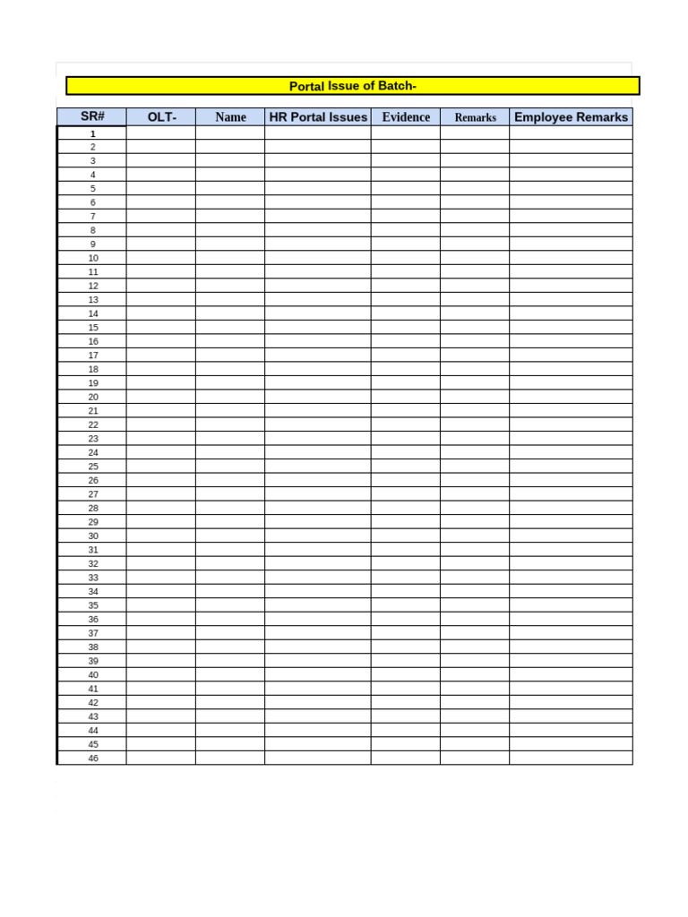 Batch-11 Attendance Issues | PDF