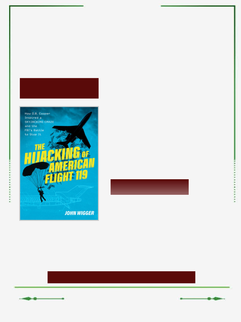 The Hijacking of American Flight 119 John Wigger ebook complete set ...