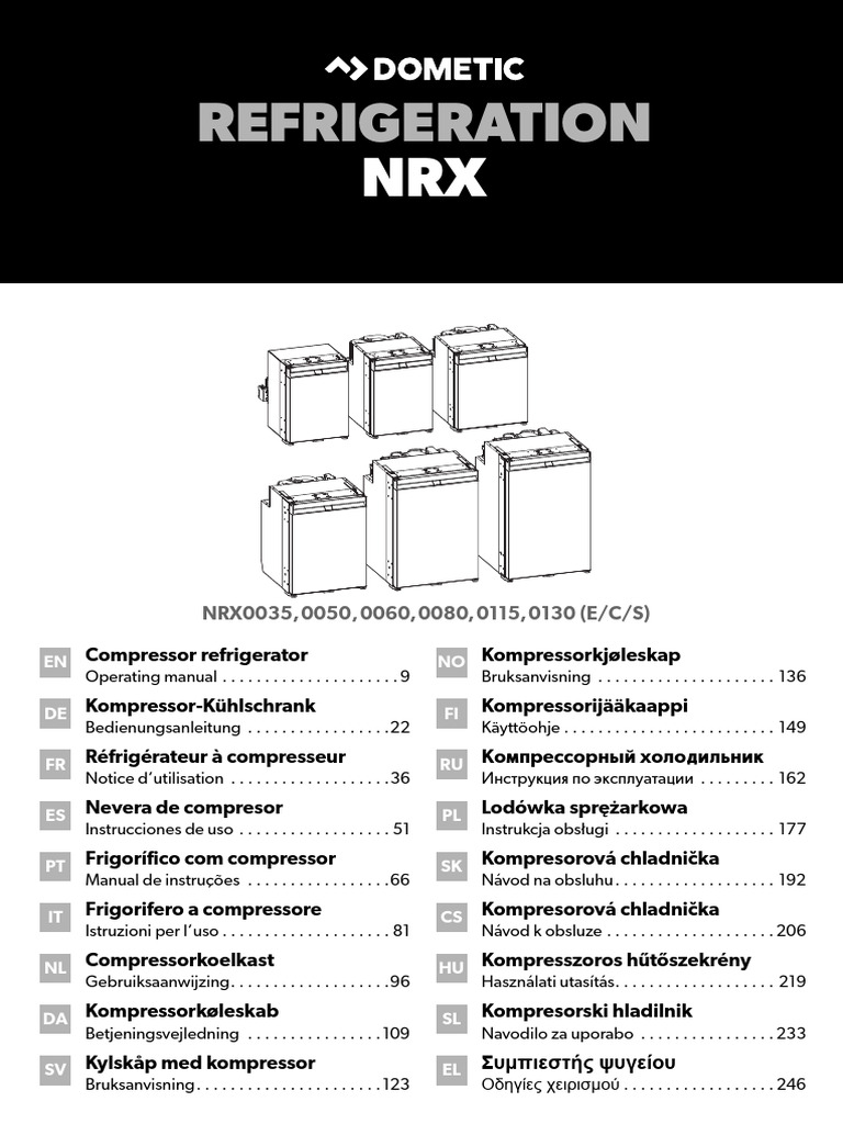 Compressor Refrigerator Operating Manual | PDF | Refrigerator | Fuse ...