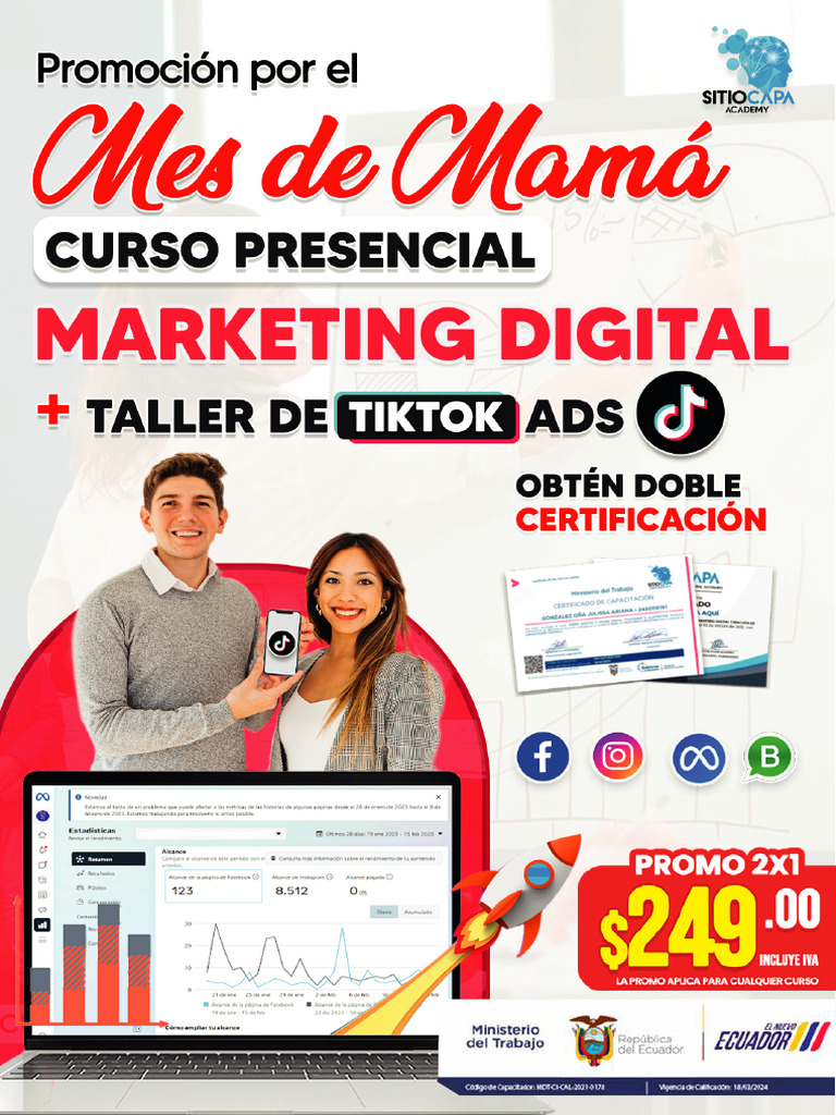 Marketing Digital Presencial Quito Marzo - Mayo Promo Mama Kp (1) | PDF ...