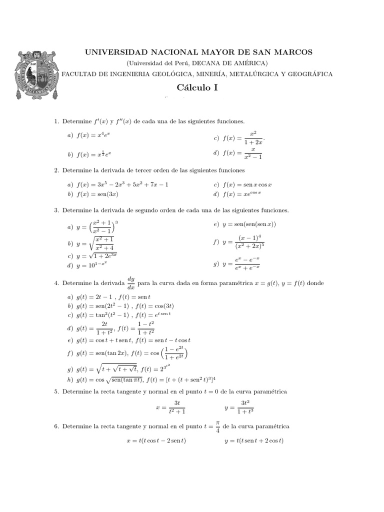 Practica N°11(2025-I) | PDF | Objetos matemáticos | Geometría