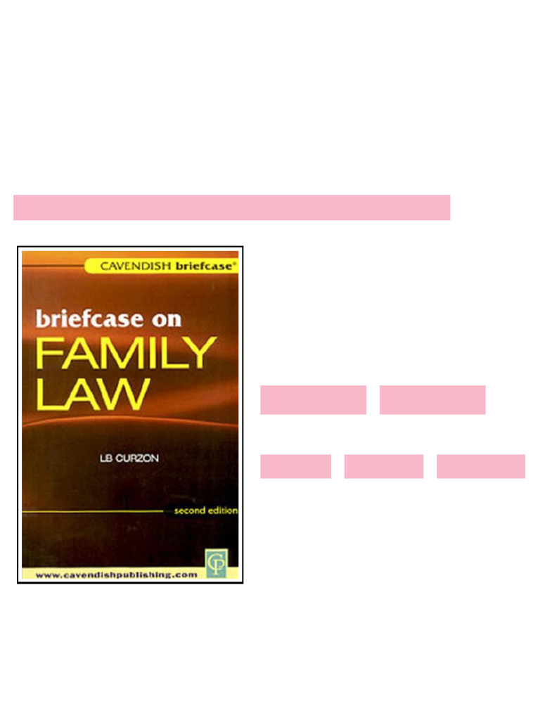 Briefcase on Family Law 2 e Briefcase 2nd Edition Curzon - ebook and ...
