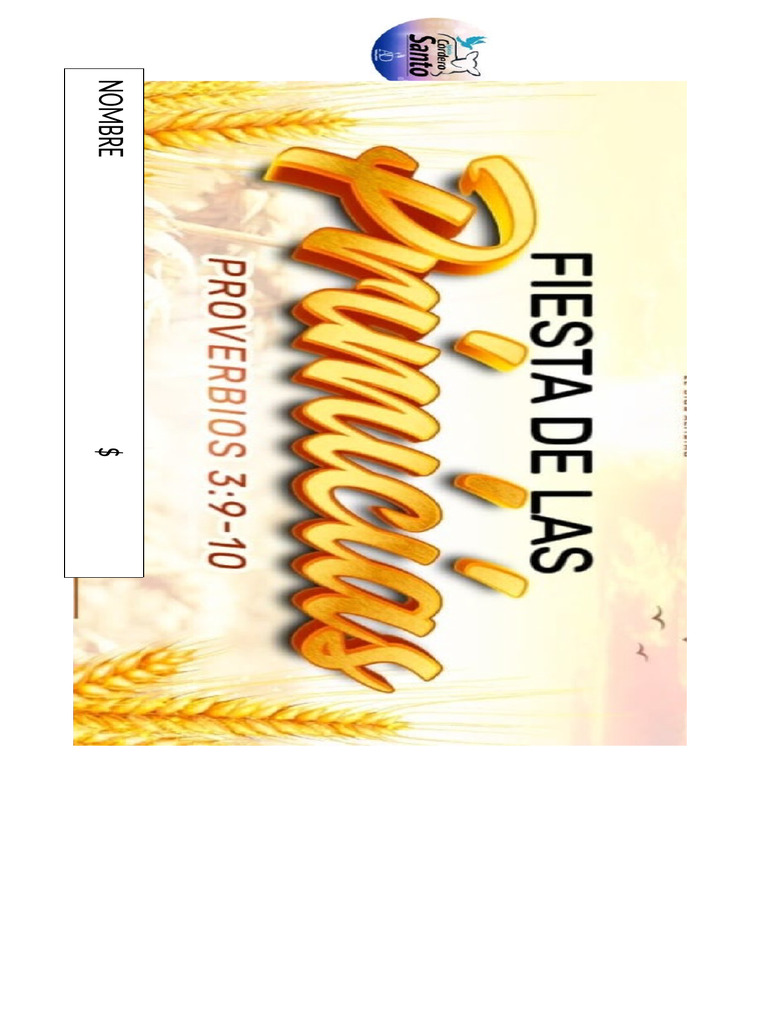 SOBRE DIEZMO CORDERO SANTO (Recuperado Automáticamente)Jjjj | PDF