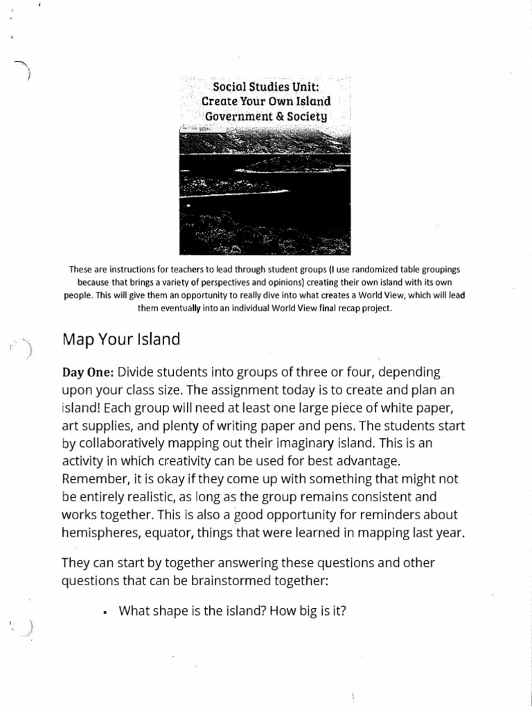 Create Your Own Island Civilizatioon | PDF