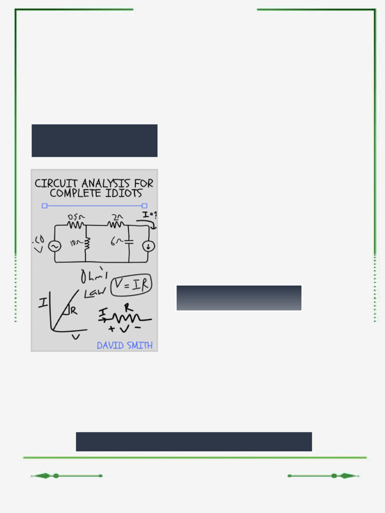 Circuit Analysis for Complete Idiots David Smith eBook with chapters ...