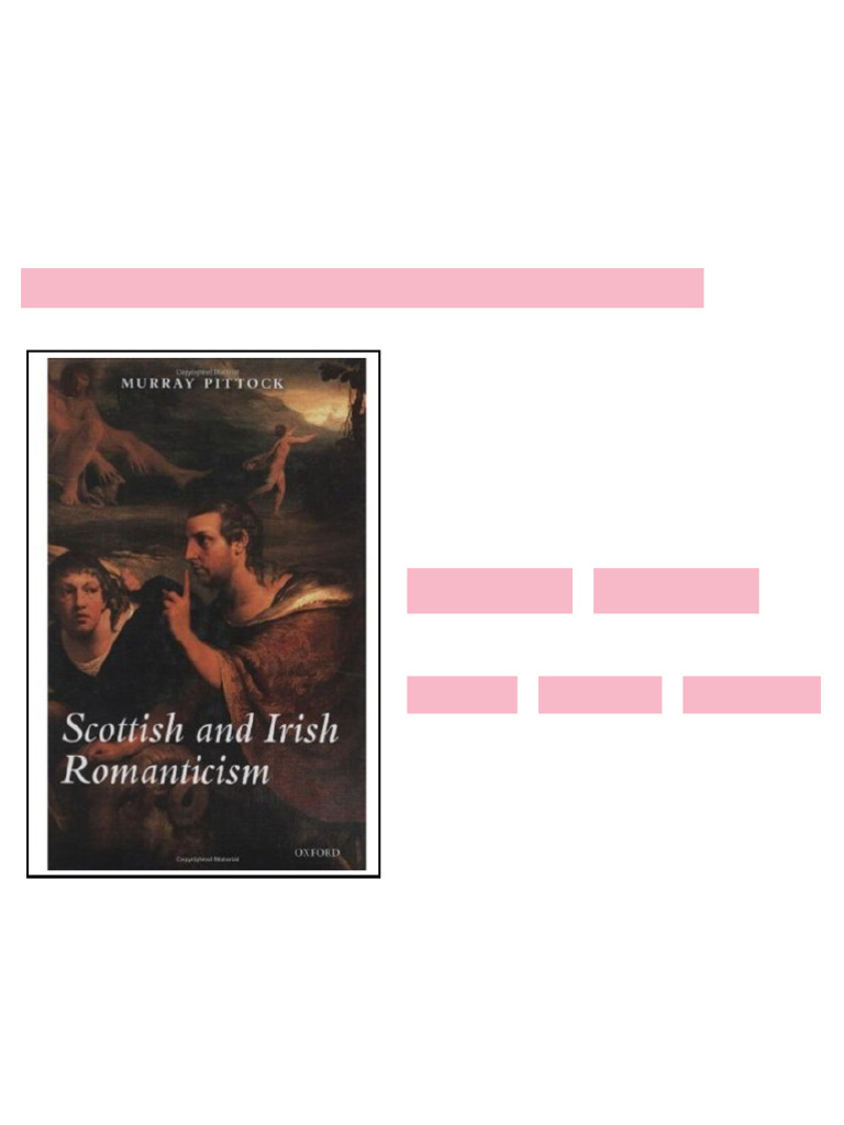 Scottish and Irish Romanticism Murray Pittock - ebook and textbook ...