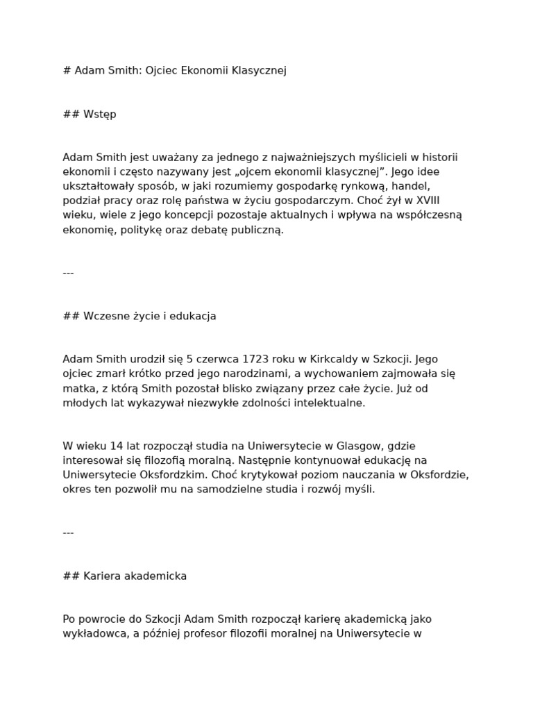 Adam Smith | PDF