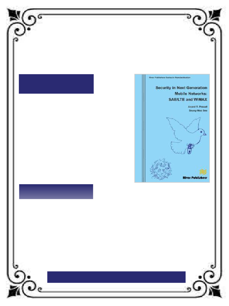 Security in Next Generation Mobile Networks SAE LTE and Wimax 1st Edition Anand R. Prasad ebook ...