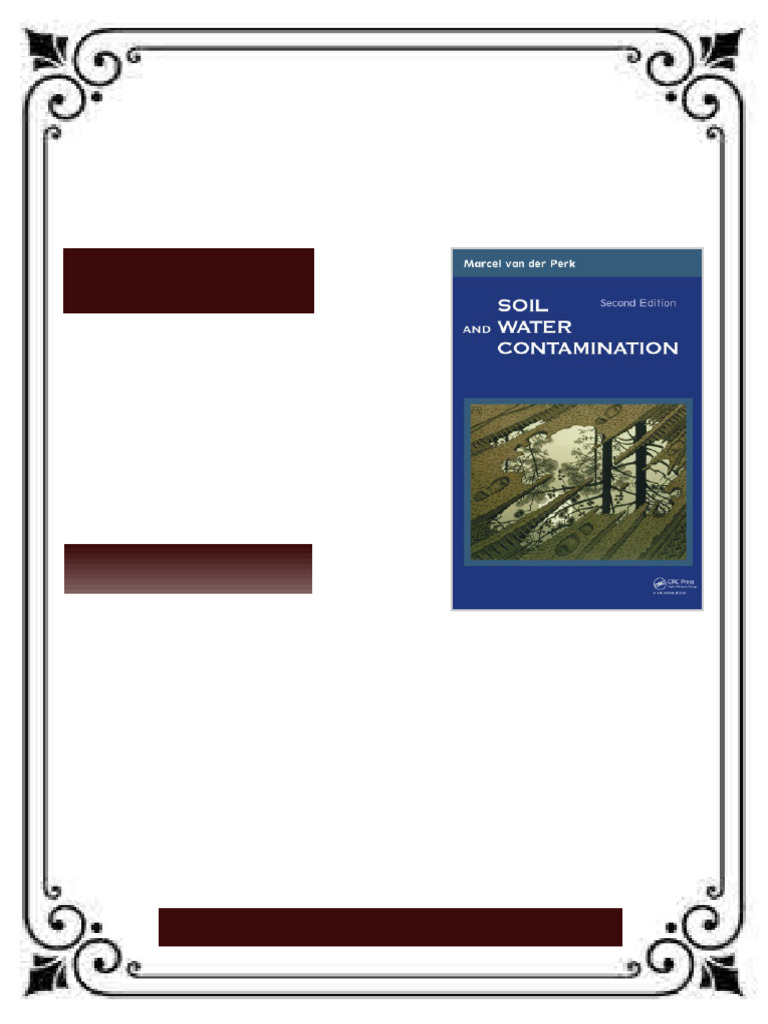 Soil and Water Contamination 2nd Edition Perk ebook detailed section ...