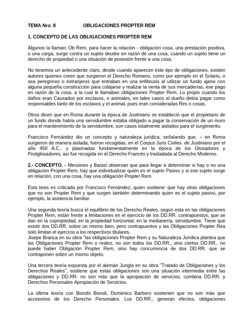TEMA Nro 8 | PDF | Pagos | Propiedad