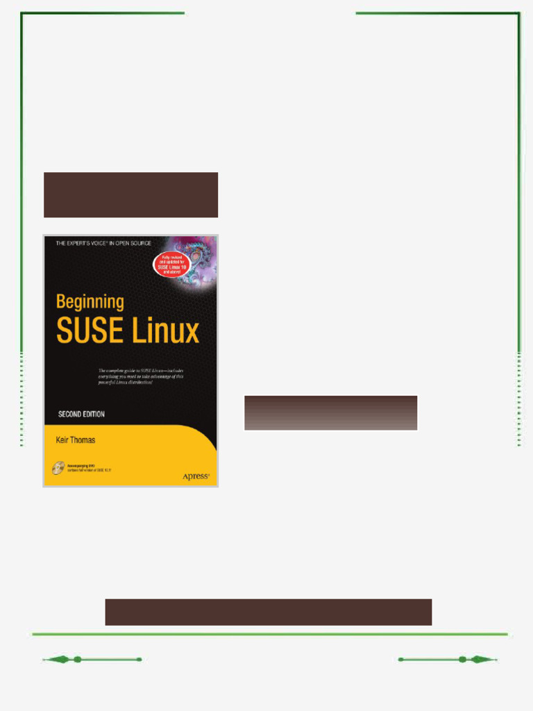 Beginning SUSE Linux 2nd Edition Keir Thomas ebook compact edition | PDF | System Software ...