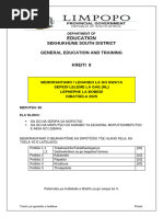 Grade 12 Sepedi Paper 1 Notes | PDF