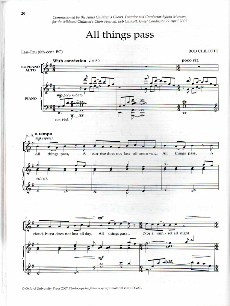 All Things Pass | PDF