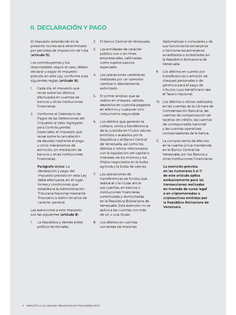 II Declaración y Pago Del IGTF | PDF