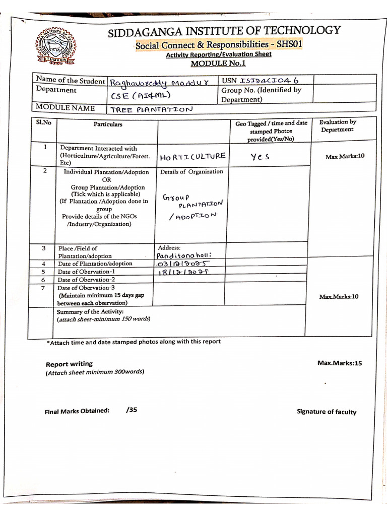 SCR Report Raghav | PDF
